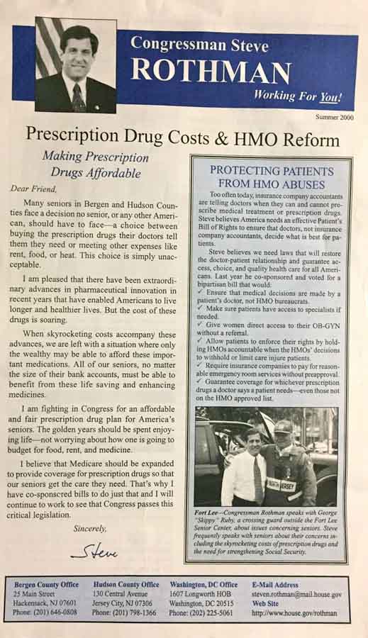 Congress, 1997-2000 | Congressman Steve Rothman